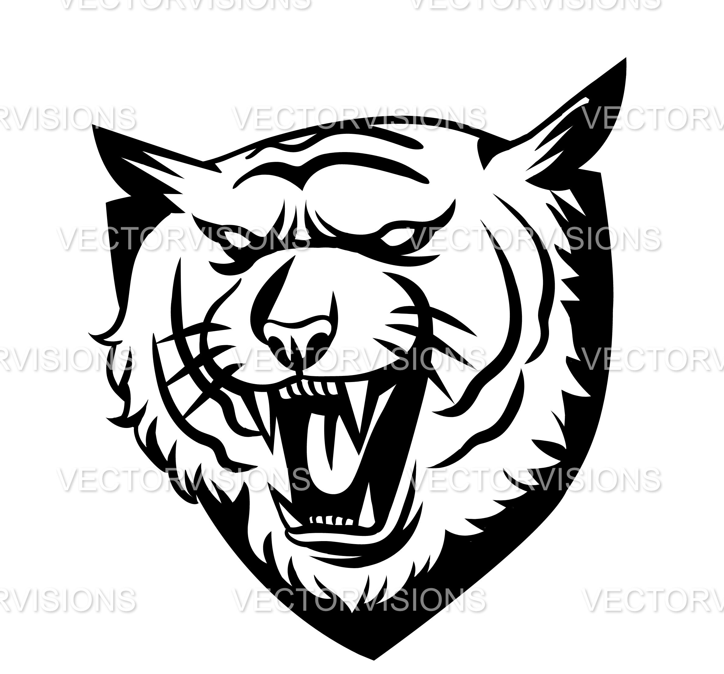 Wild Cat Svg, Cat Svg, Wild Svg, Vector Cut File for Cricut, Cricut ...