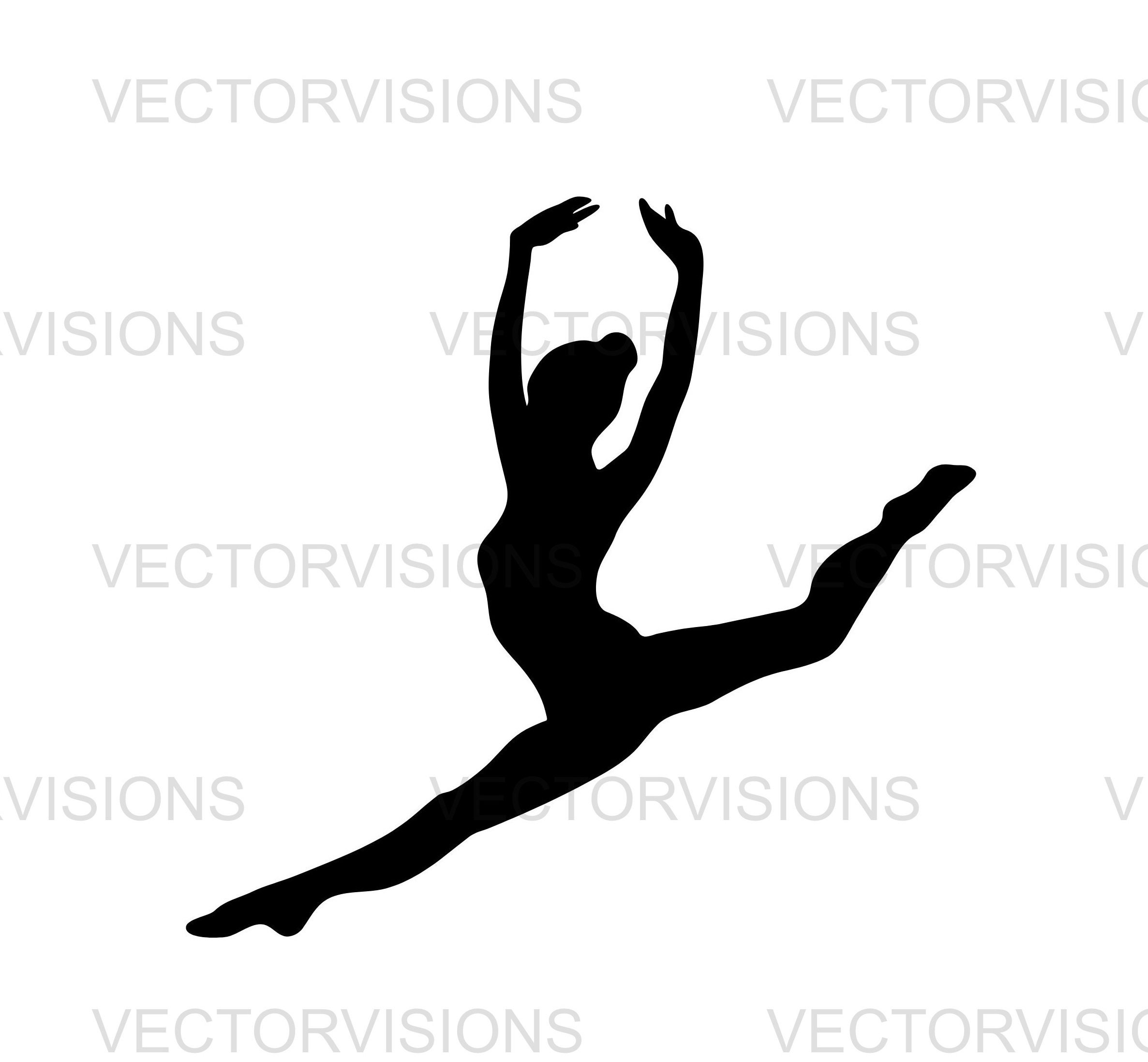 Ballet Svg, Dancer Svg, Ballet Silhouette Svg, Ballerina Svg, Dancer ...