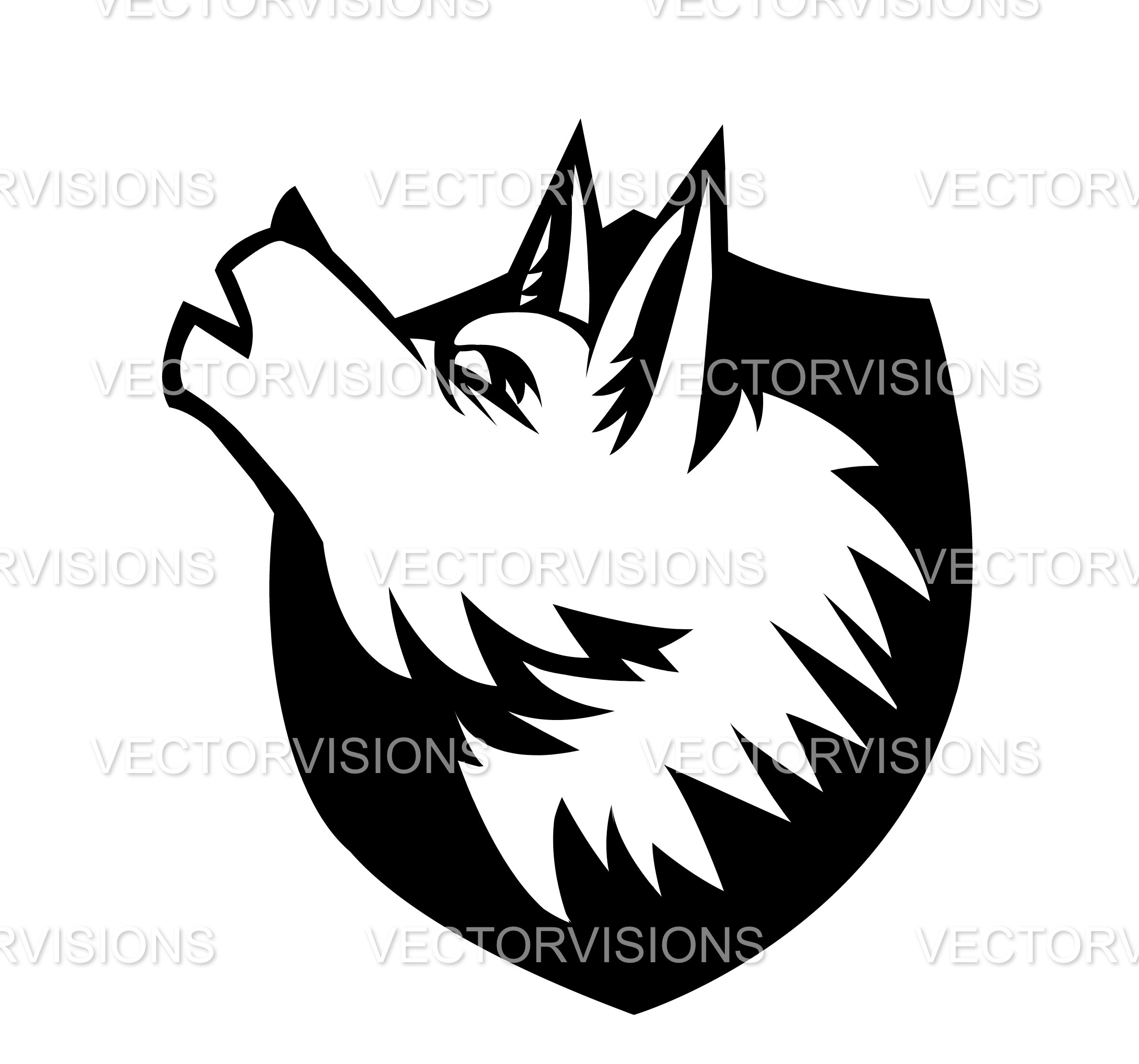 Wolf Svg, Wild Wolf Svg, Vector Cut File for Cricut,cricut,silhouette ...
