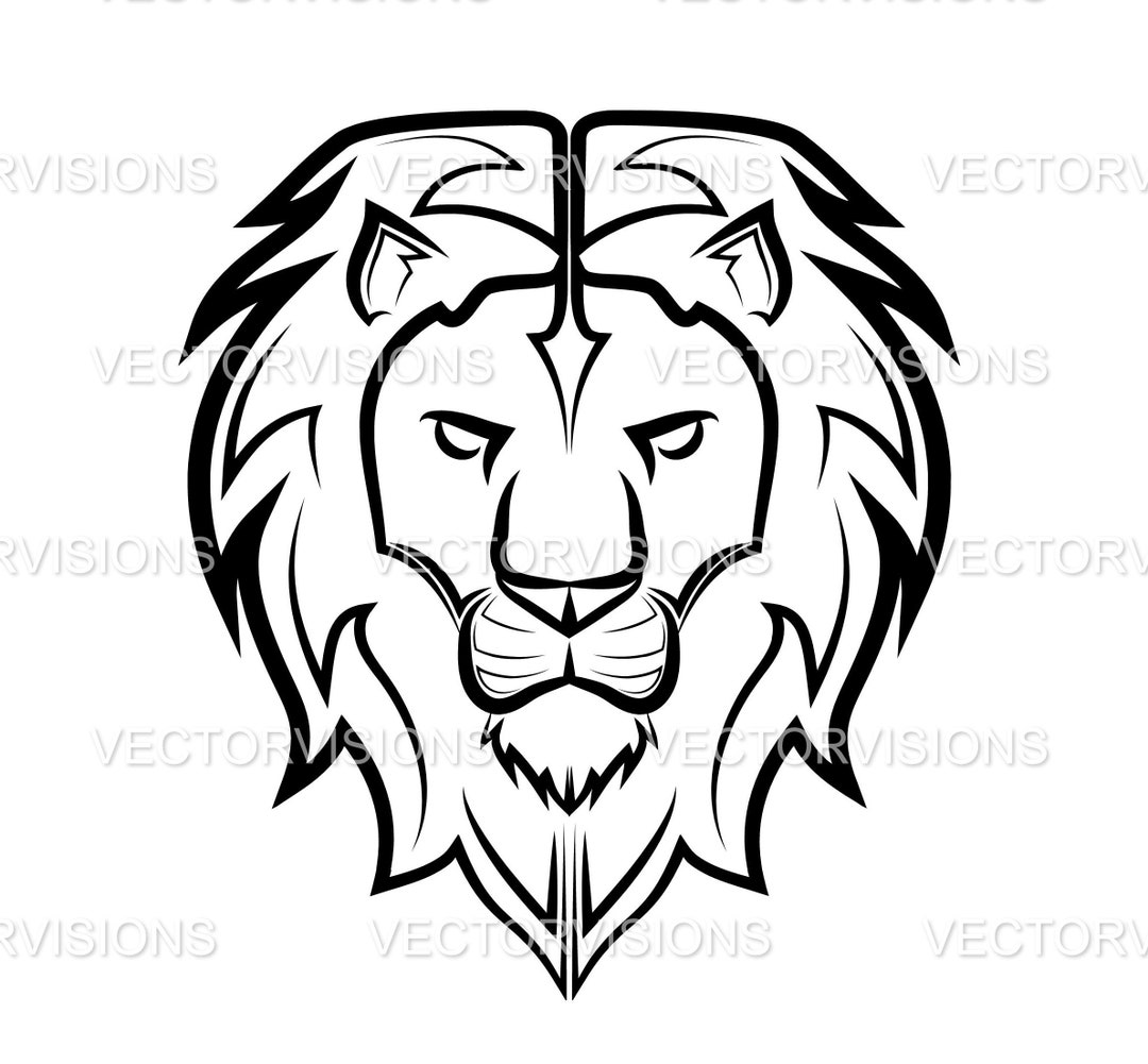 Lion Svg, Animal Svg, Wild Lion Svg, Vector Cut File for Cricut,cricut ...