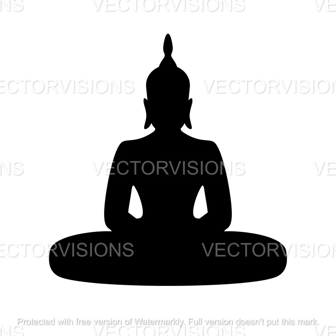 Buddha Svg, Buddha Body Svg, Buddhism Svg, Vector Cut File for Cricut ...