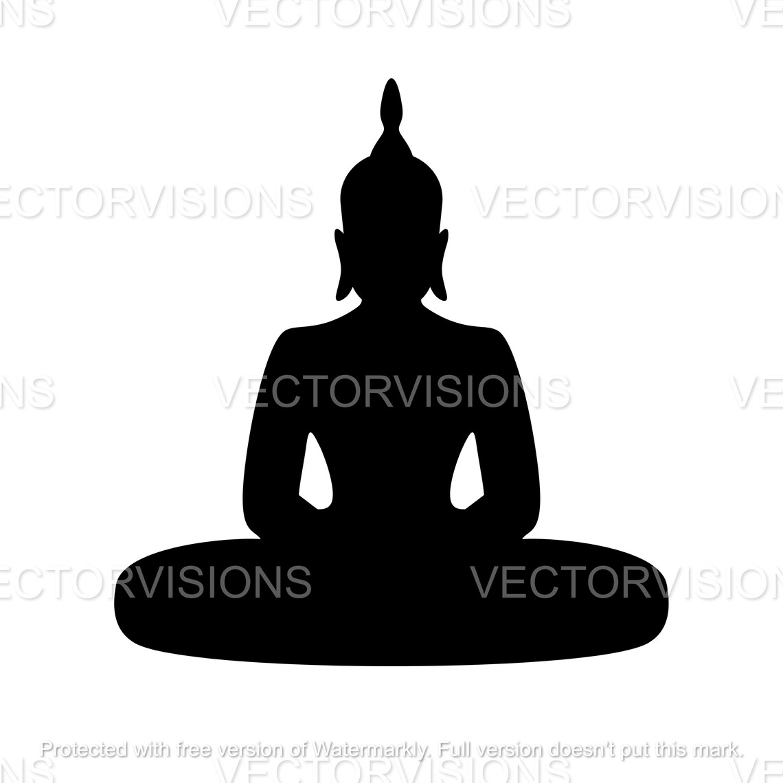 Buddha Svg, Buddha Body Svg, Buddhism Svg, Vector Cut File for Cricut ...