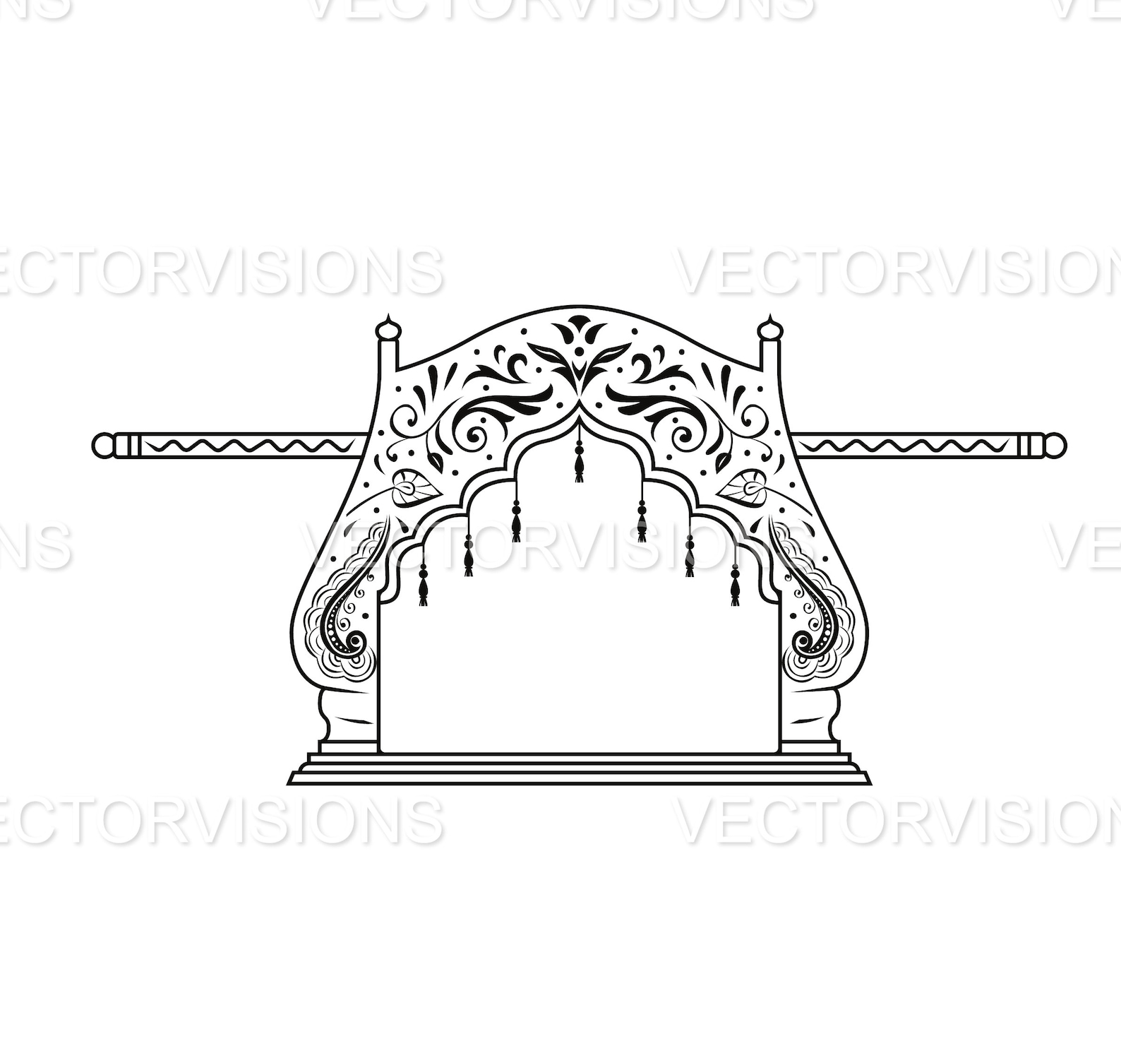 Desi Wedding Svg, Doli Svg, Indian Wedding Svg Vector Cut File for ...