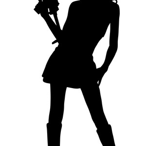 Girl With Gun Svg, Gun Svg, Vector Cut File for Cricut,cricut ...
