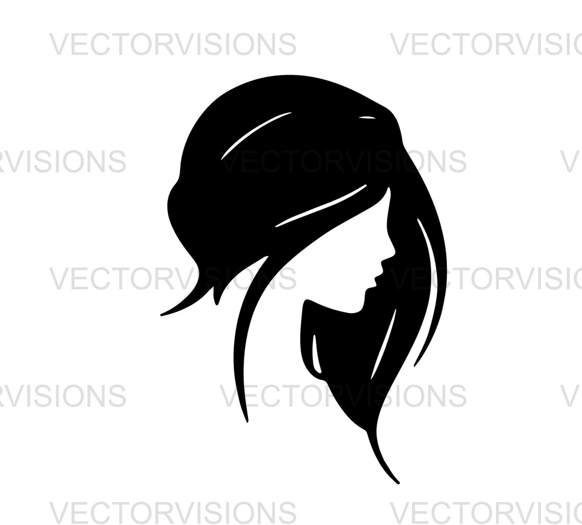 Haircut Stylist Svg, Hair Salon Svg, Female Haircut Svg, Female ...
