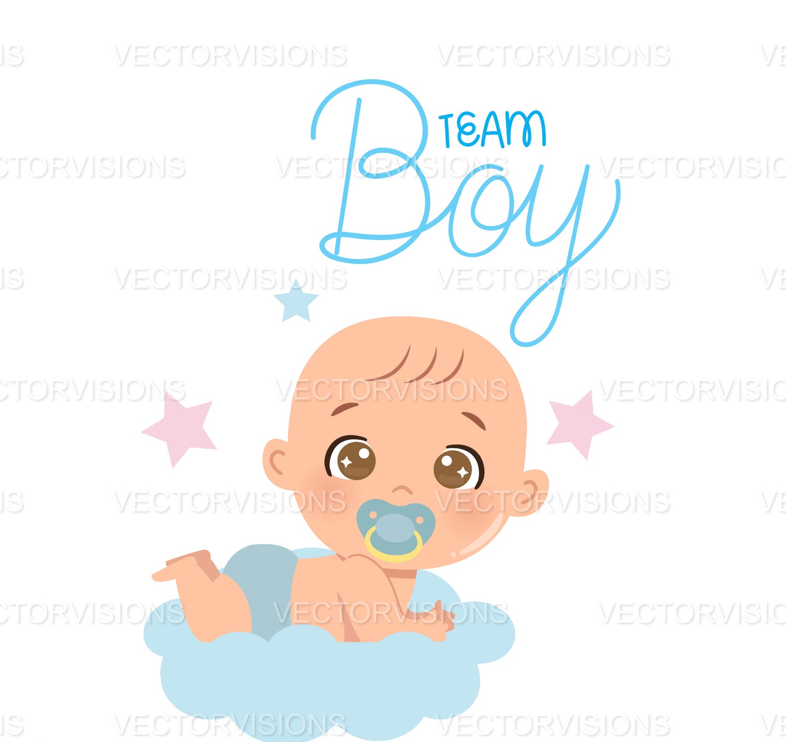 Team Boy Clipart,gender Reveal Clipart,baby Boy Png, Baby Shower ...