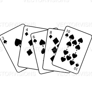 Cards Svg, Deck of Cards Svg, Vector Cut File for Cricut,cricut ...
