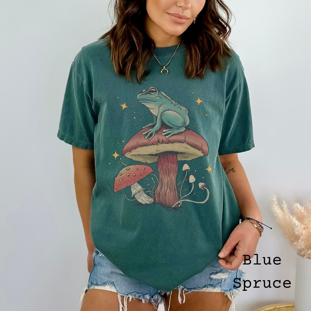 Frog Cottagecore Shirt Cottagecore Froggy T-shirt Goblincore Tee ...