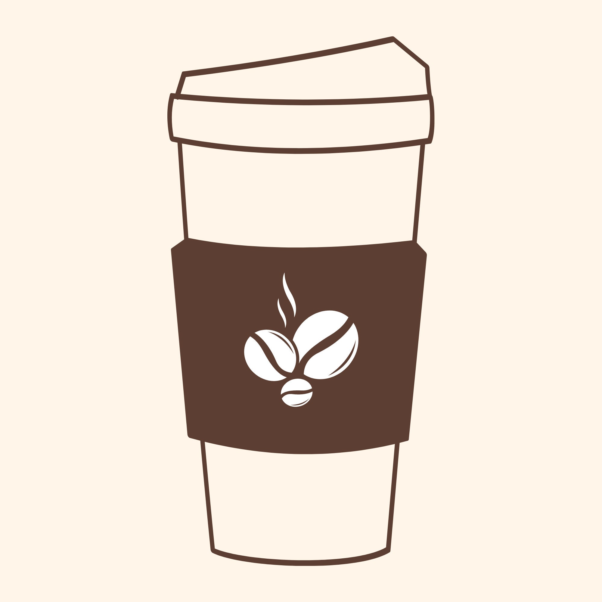 Coffee Cup Logo PNG and SVG - Digital Download - Etsy