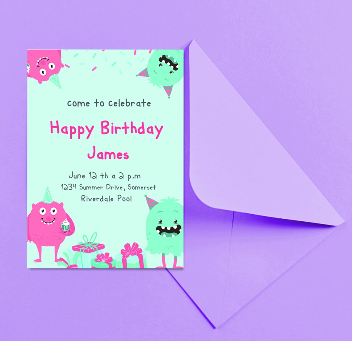 Children's Party Invitations, Printable Invitations, Kids Birthday ...