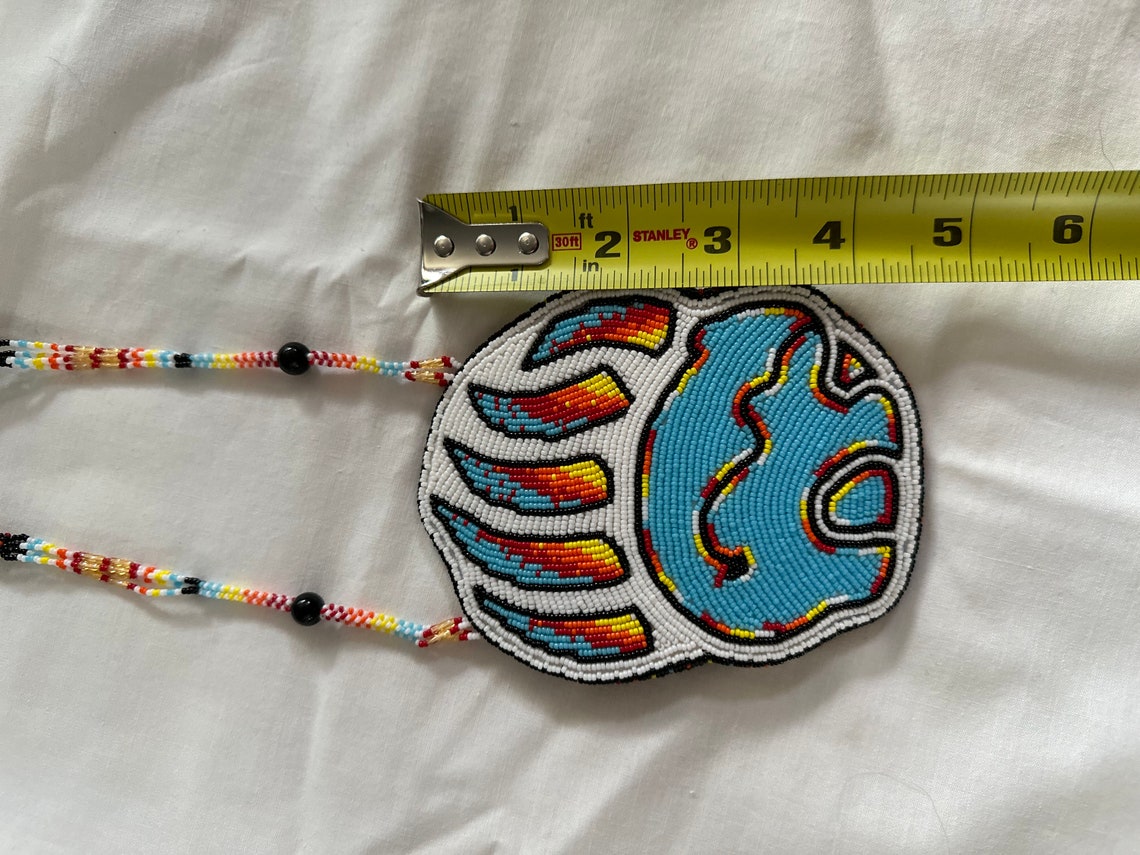 Bear Claw Beaded Native Style Medallion - Etsy