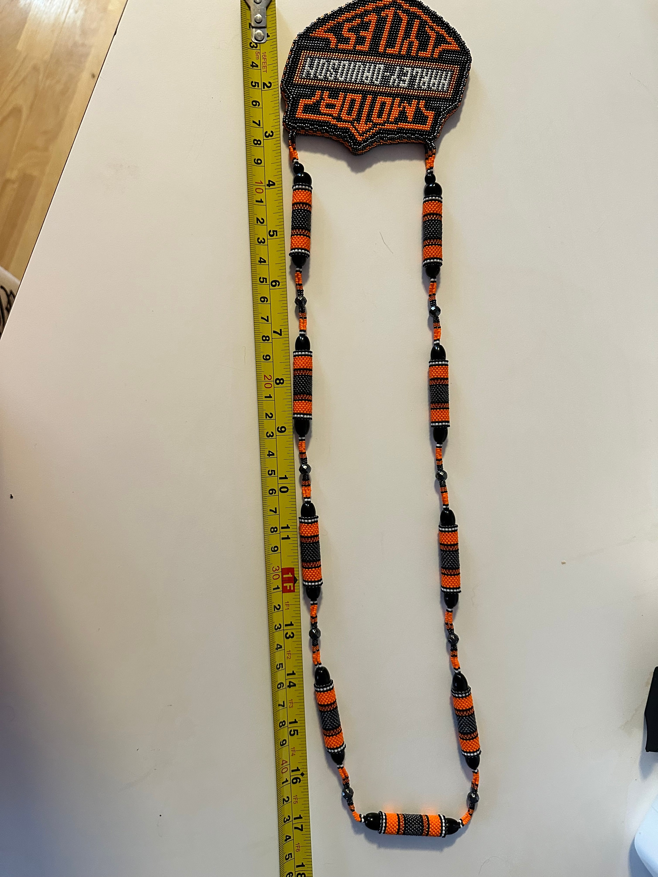 Beaded Harley Davidson Medallion - Etsy