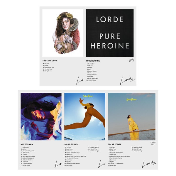 Lorde - Etsy