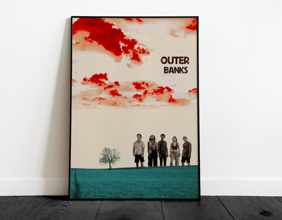 Outer Banks | OBX | Minimalist Mid Century Movie Poster | Digital ...