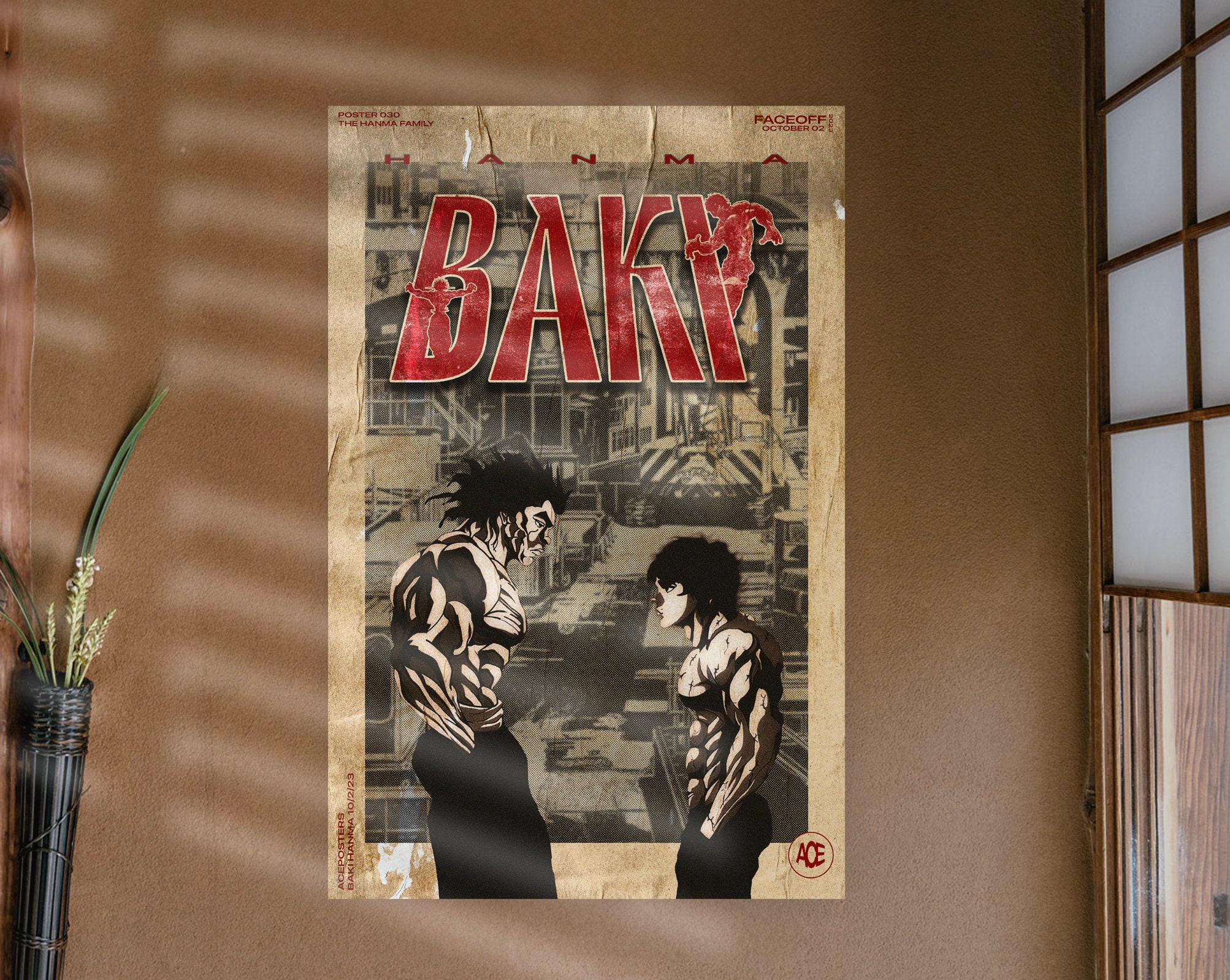 Baki, Poster, Anime Posters, Tv Show Posters, Dorm Room Poster, Home ...