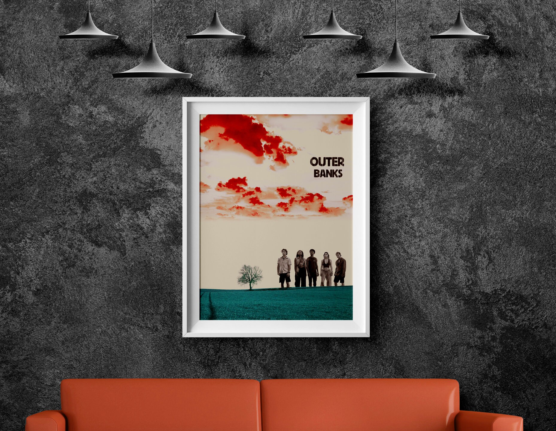 Outer Banks OBX Minimalist Mid Century Movie Poster Digital Download ...