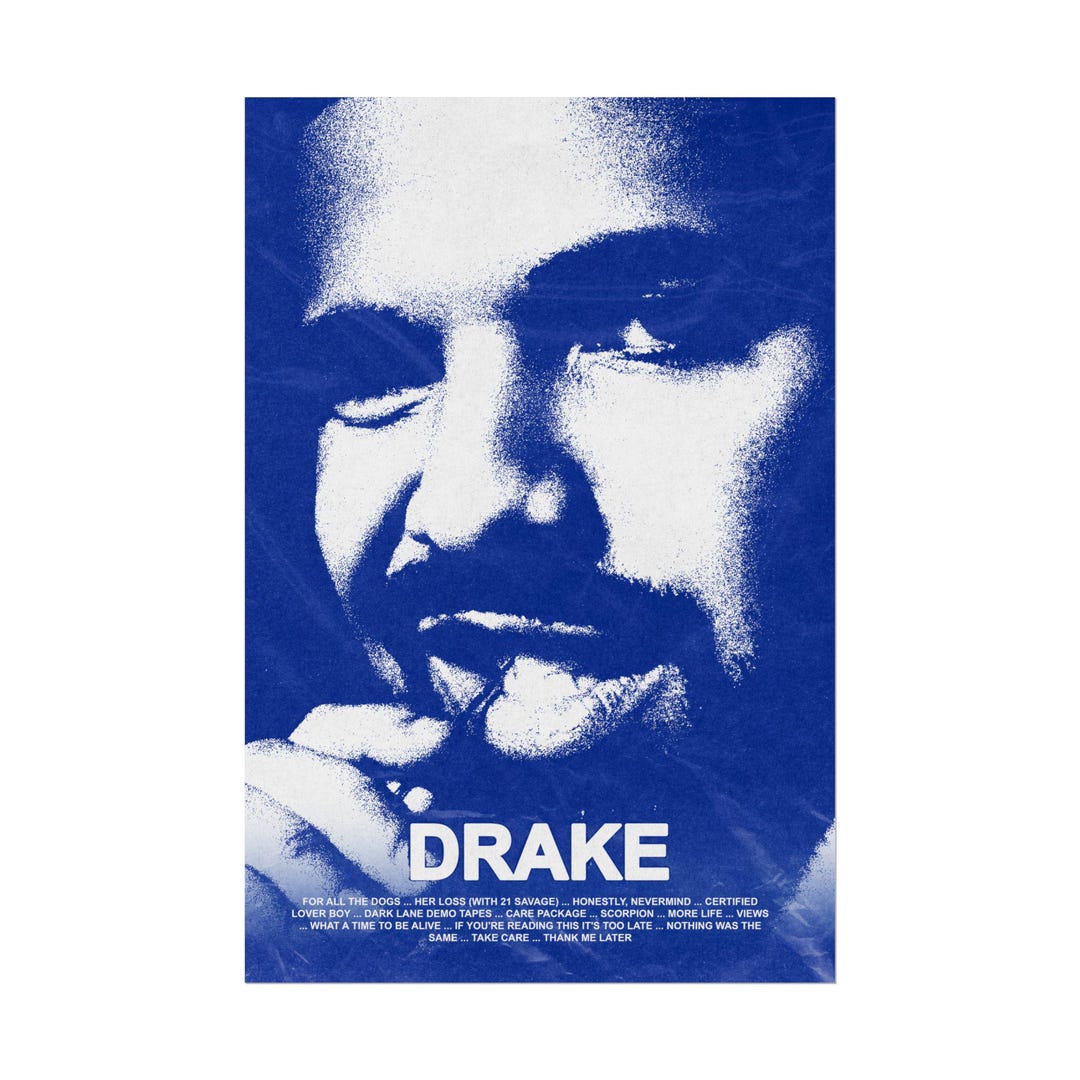 Drake Poster, Drake, Poster, Music Posters, Band Posters, Dorm Room ...