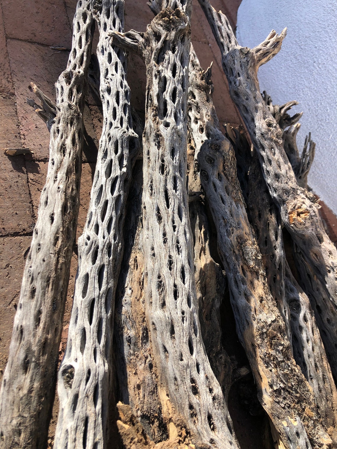 19 Large Cholla Cactus Wood Cross /santa Fe Desert Rustic Religious ...