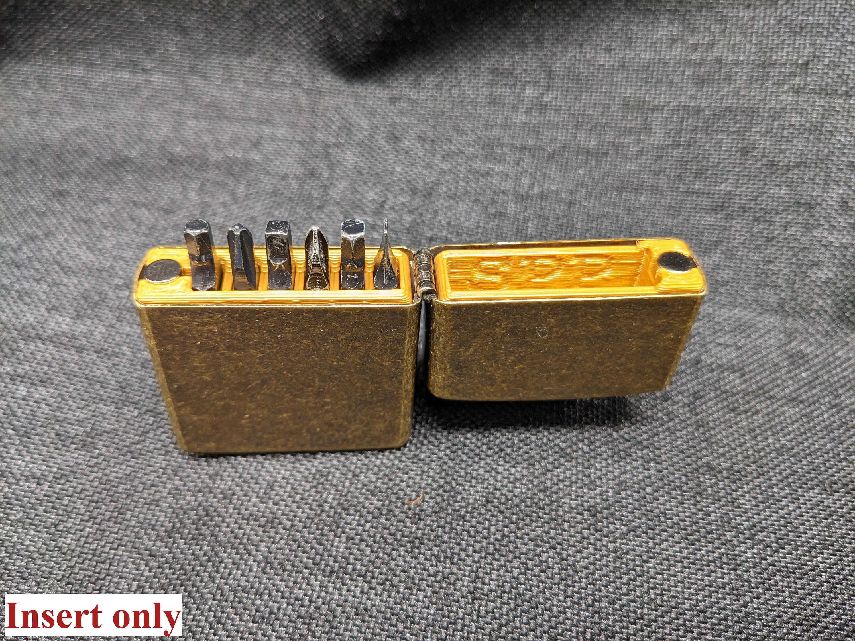 For LEATHERMAN Zippo Insert, Holds 6 Flat Screwdriver Bits Camping ...