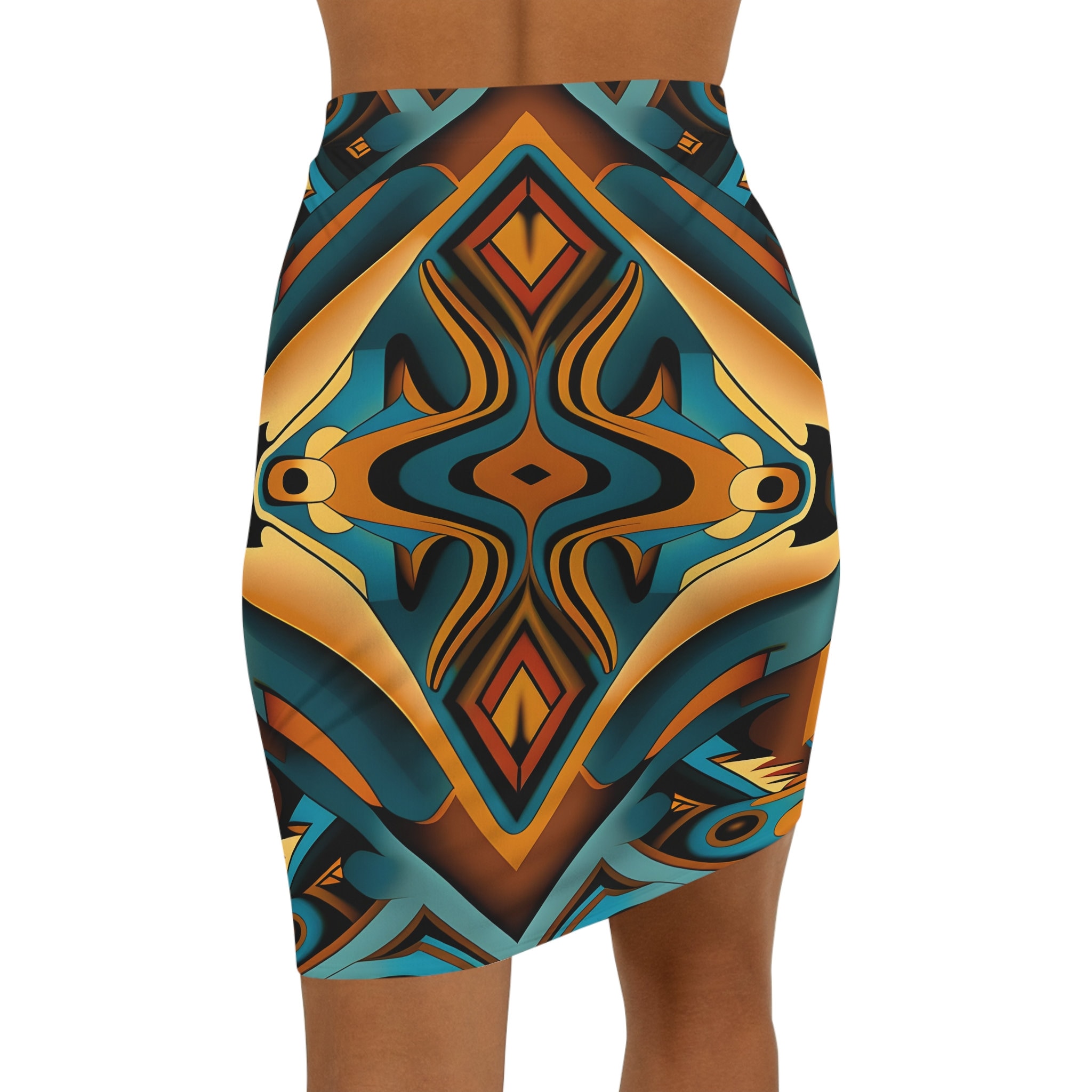 Native American Pacific Northwest Tribal Print Women's Mini Skirt - Etsy