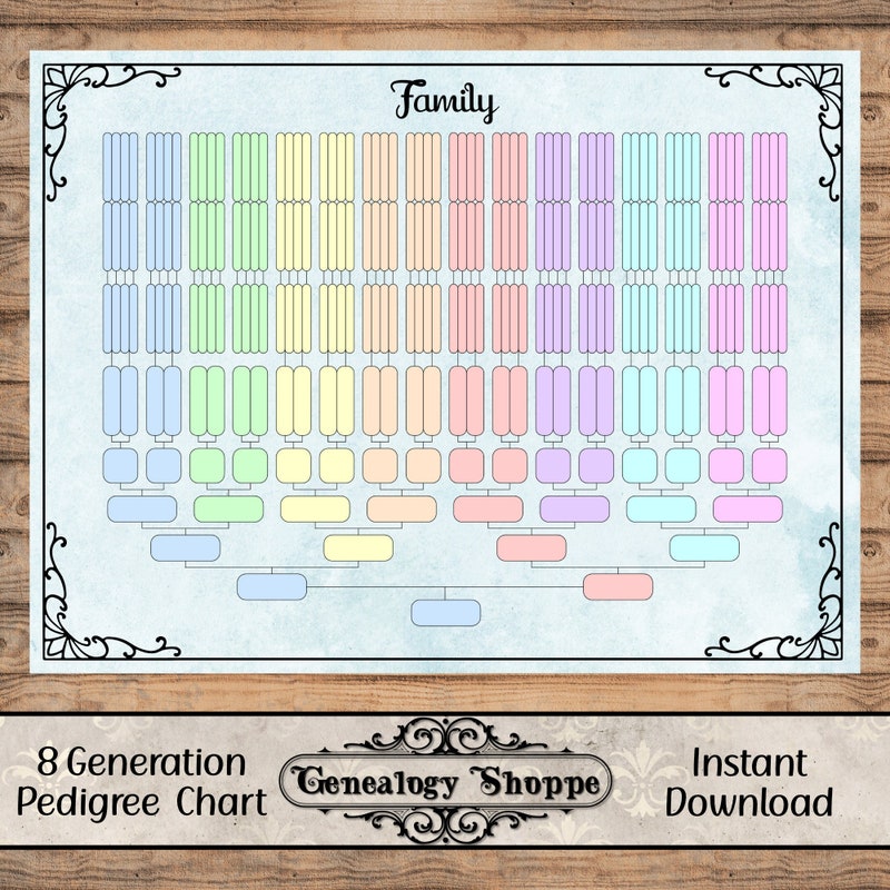 Pedigree Chart - Etsy