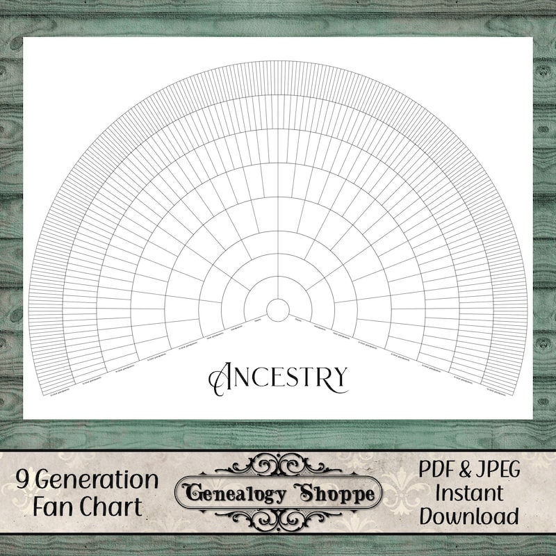 Geneology Chart - Etsy