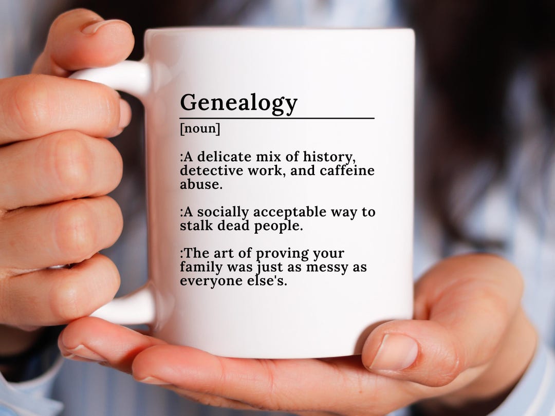 Funny Ancestry Researcher Gift for Genealogist, Genealogy Mug, Ancestry ...