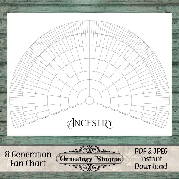 Ancestry Chart - Etsy