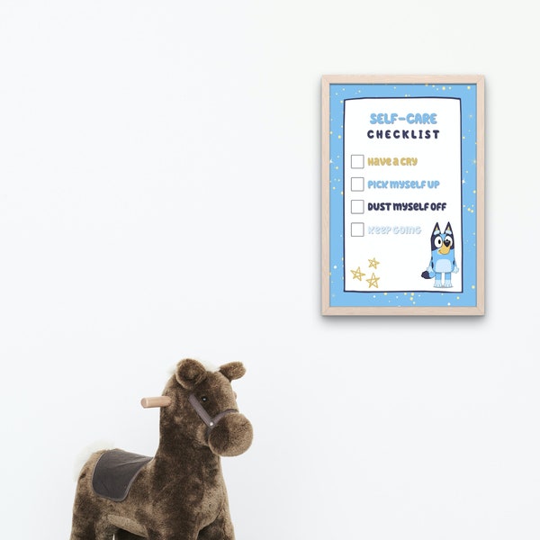 Bluey Checklist Svg - Etsy