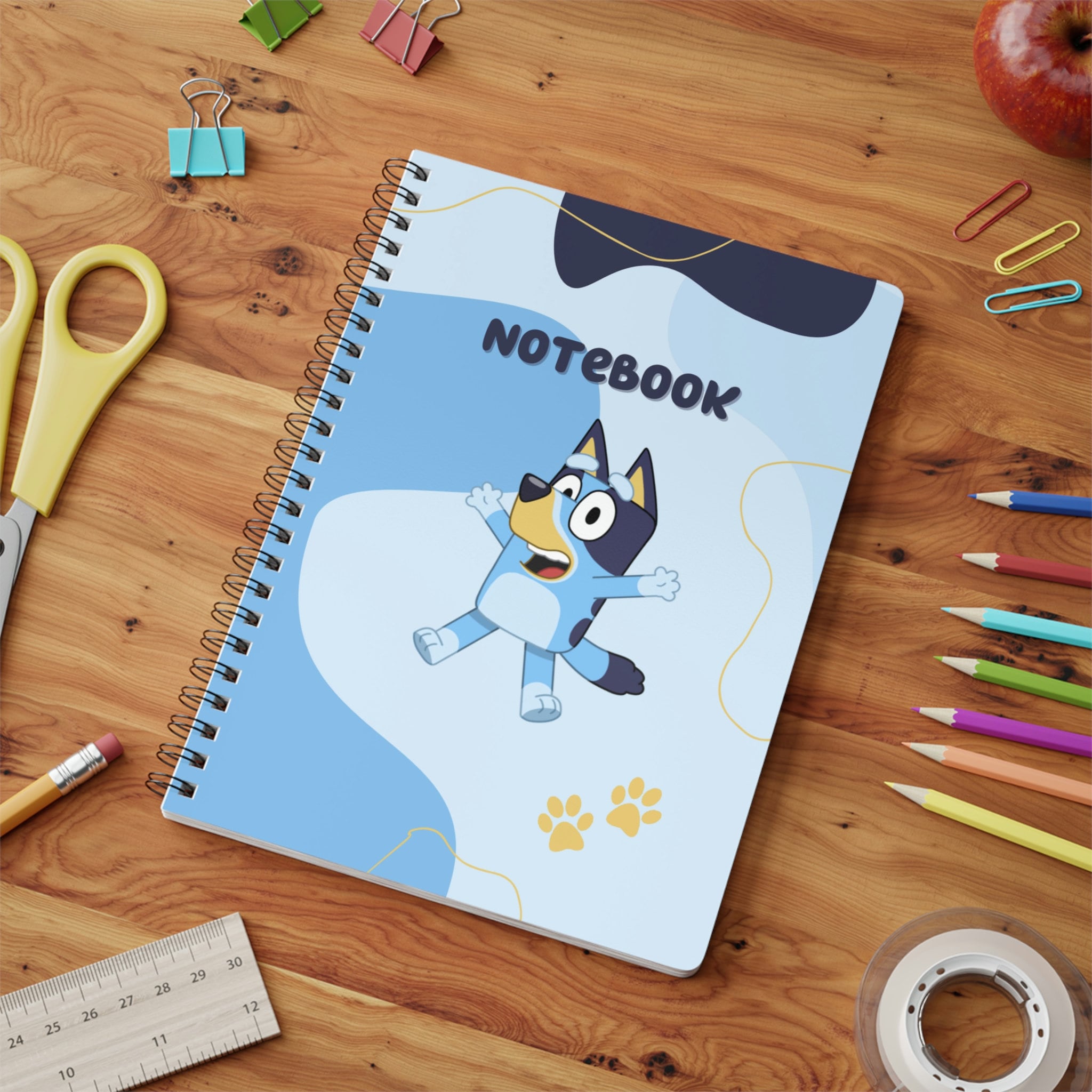 Bluey Spiral Notebook - Ruled Line - Etsy