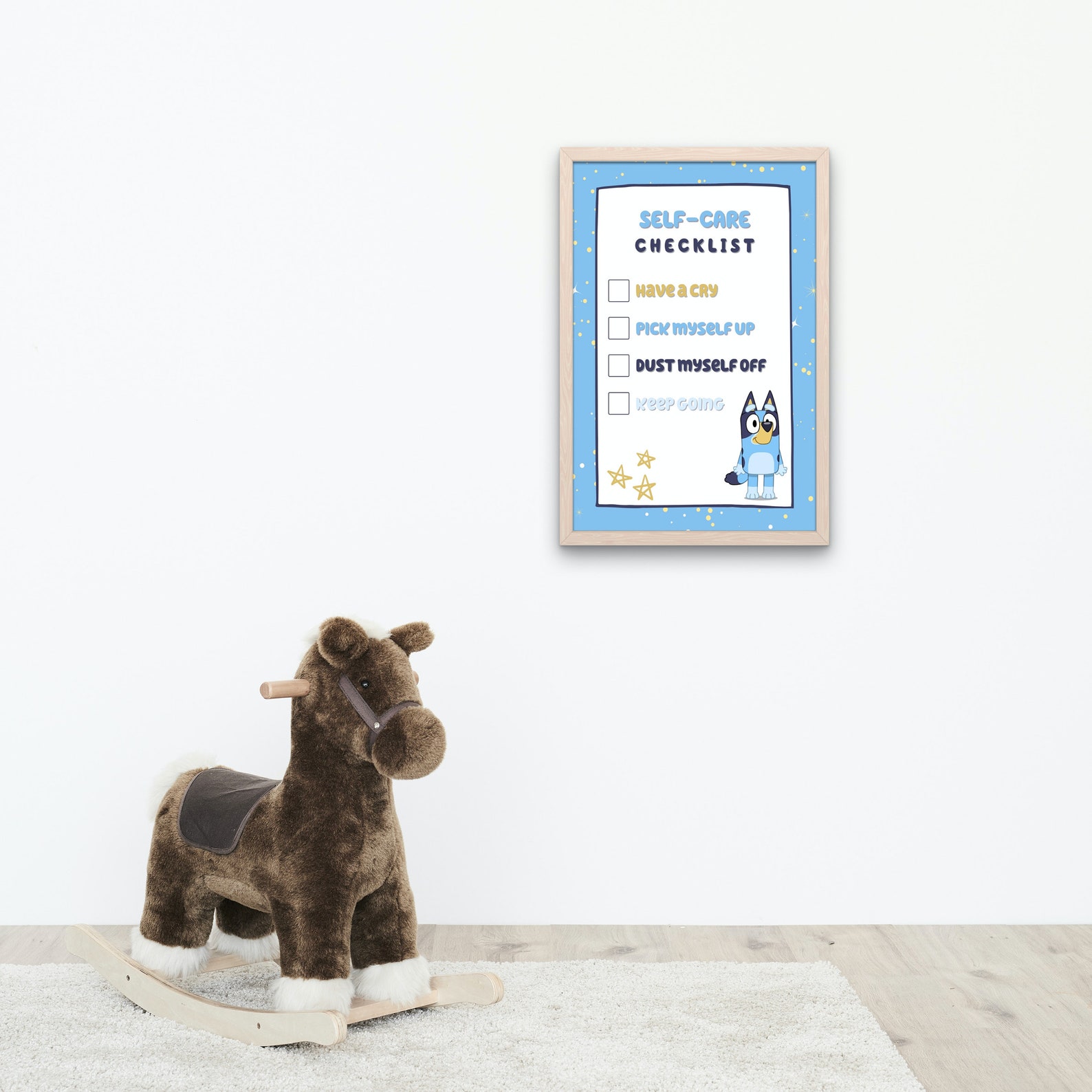 Bluey Selfcare Checklist Poster / Motivational Poster - Etsy