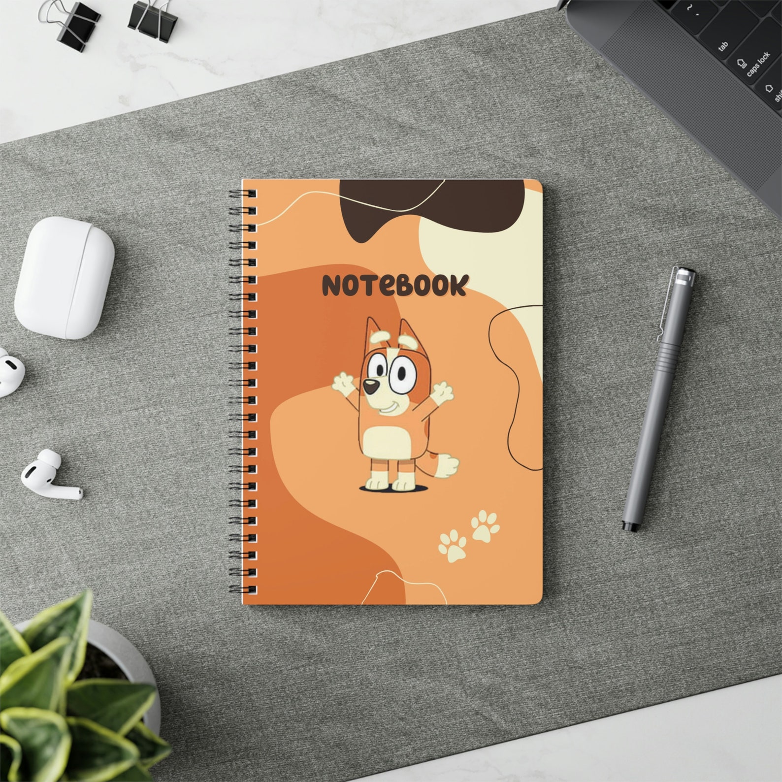 Bingo (bluey) Spiral Notebook - Ruled Line - Etsy