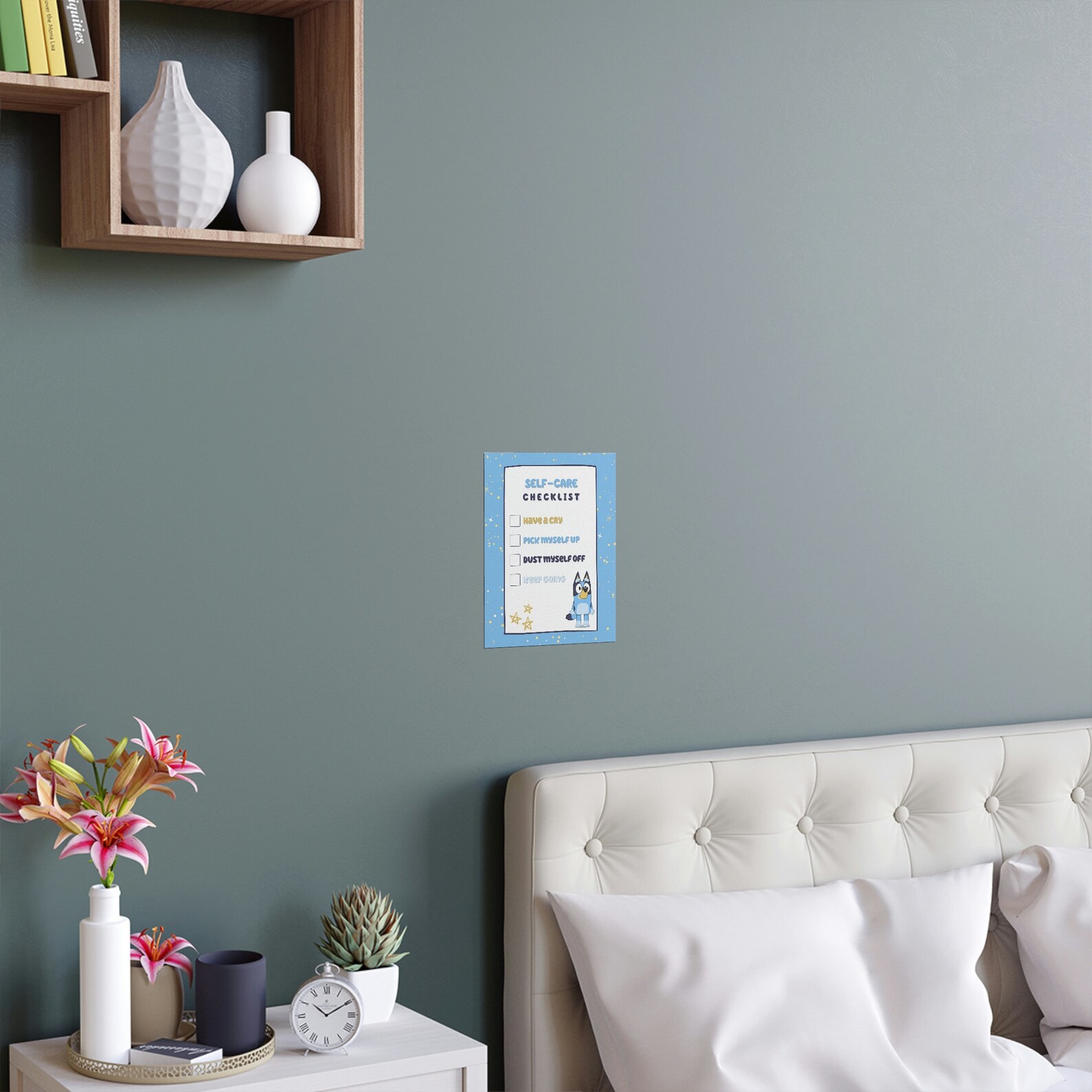 Bluey Selfcare Checklist Poster / Motivational Poster - Etsy