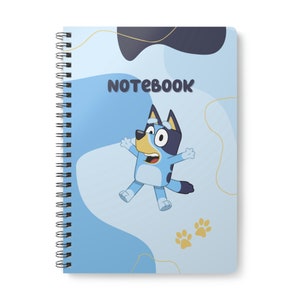 Bluey Spiral Notebook - Ruled Line - Etsy