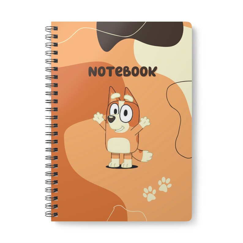 Bingo (bluey) Spiral Notebook - Ruled Line - Etsy
