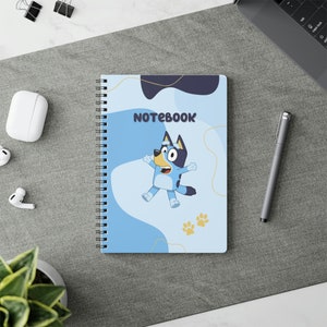 Bluey Spiral Notebook - Ruled Line - Etsy