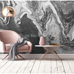 Gray Mystic Magic 3D Wallpaper, Custom Size Wallpaper, Accent Wallpaper ...
