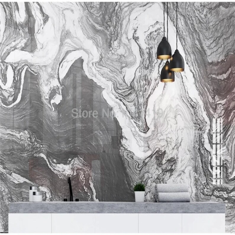 Gray Mystic Magic 3D Wallpaper, Custom Size Wallpaper, Accent Wallpaper ...