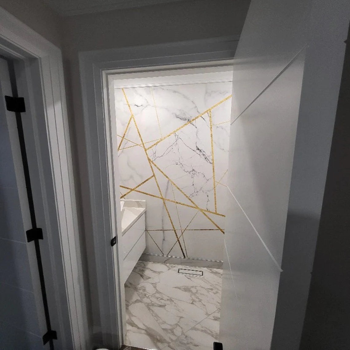 Matrix Mystic Lines 3D Wallpaper, Custom Size Wallpaper, Accent ...