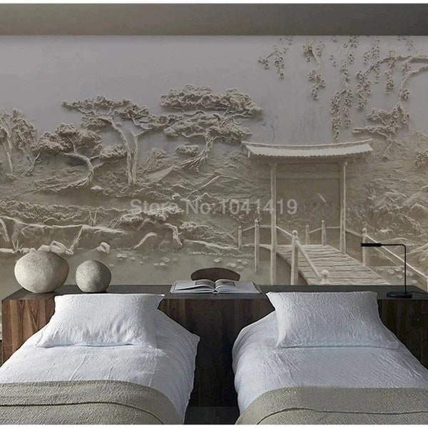 Roman Rustic Statue 3D Wallpaper, Artistic Wallpaper, Custom 3D ...