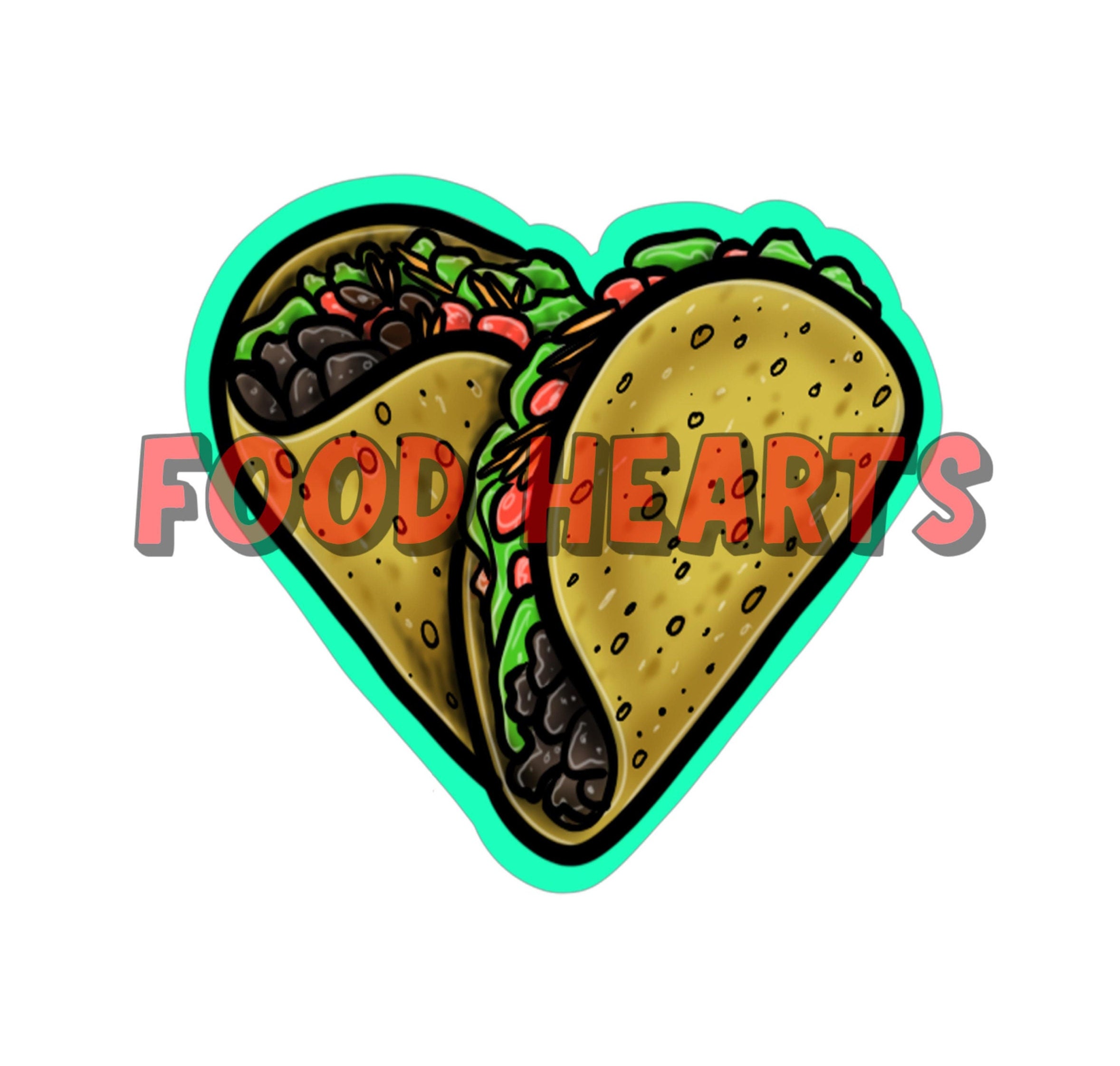 Food Hearts Heart Png Hearts Bundle Digital Download 3 - Etsy
