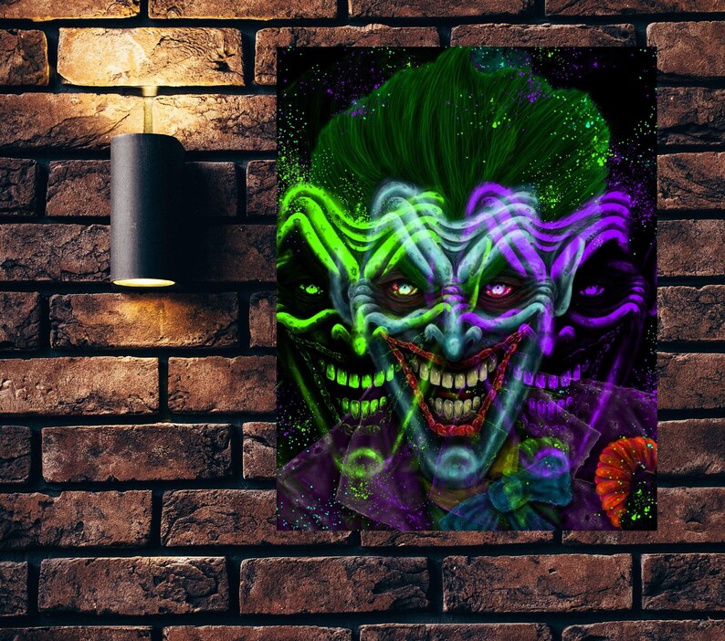 Joker Wall Art, Joker, Digital Download, Printable, Wall Art, Digital ...