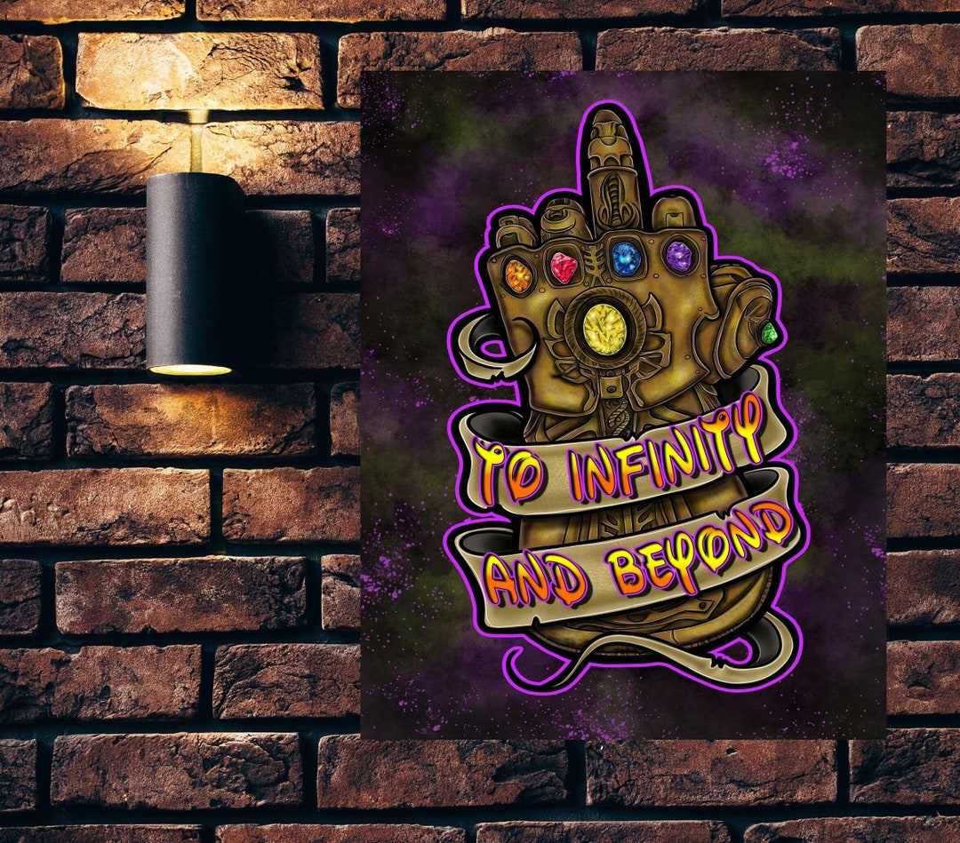 The Gauntlet Beyond Infinity, Original Art, Wall Art, Printable ...