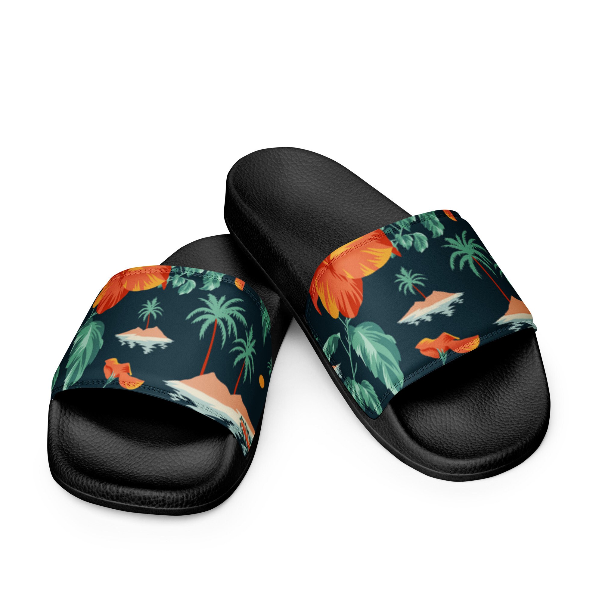 Beach - Graphic Design Men’s Slides - Etsy