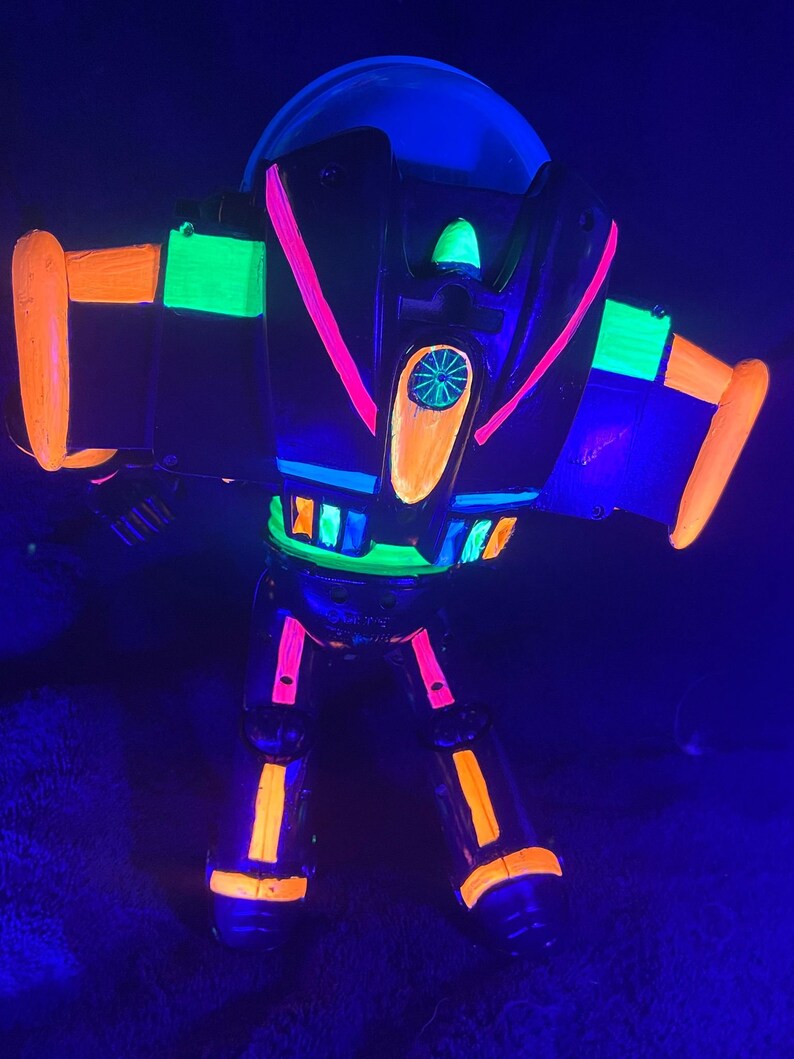 Custom Blacklight Buzz Lightyear - Etsy