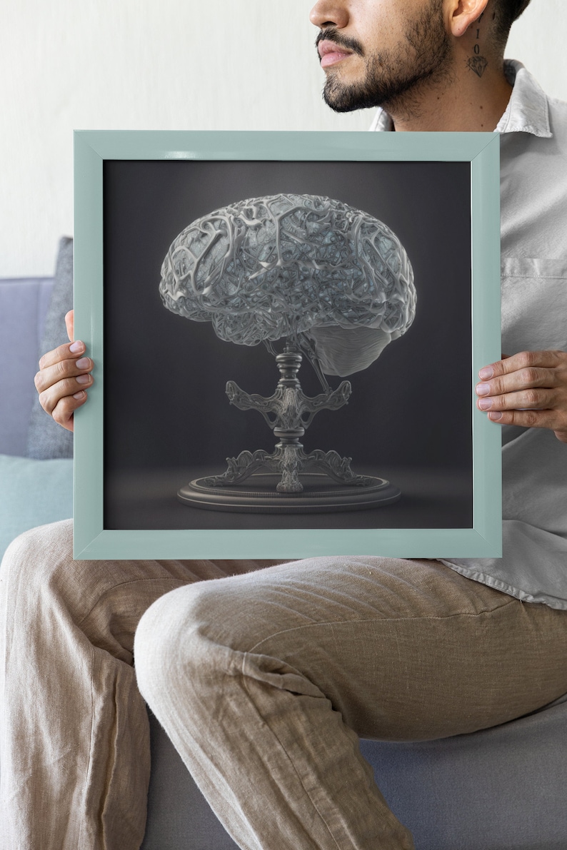 Anatomical Brain | Diamond | Instant Download | Diamond | Digital Print ...