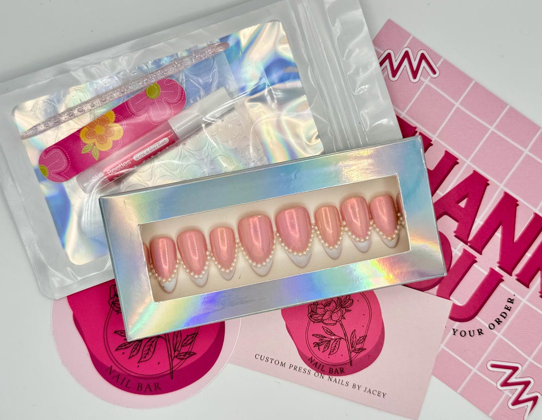 Holo Pearl French Tip - Etsy
