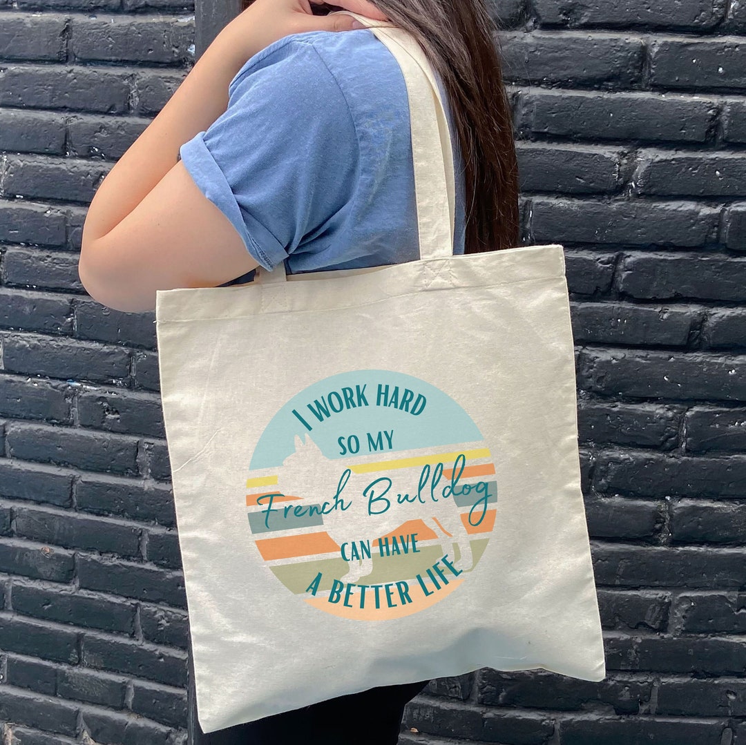 French Bulldog Gift, French Bulldog Bag, French Bulldog Tote, Frenchie ...