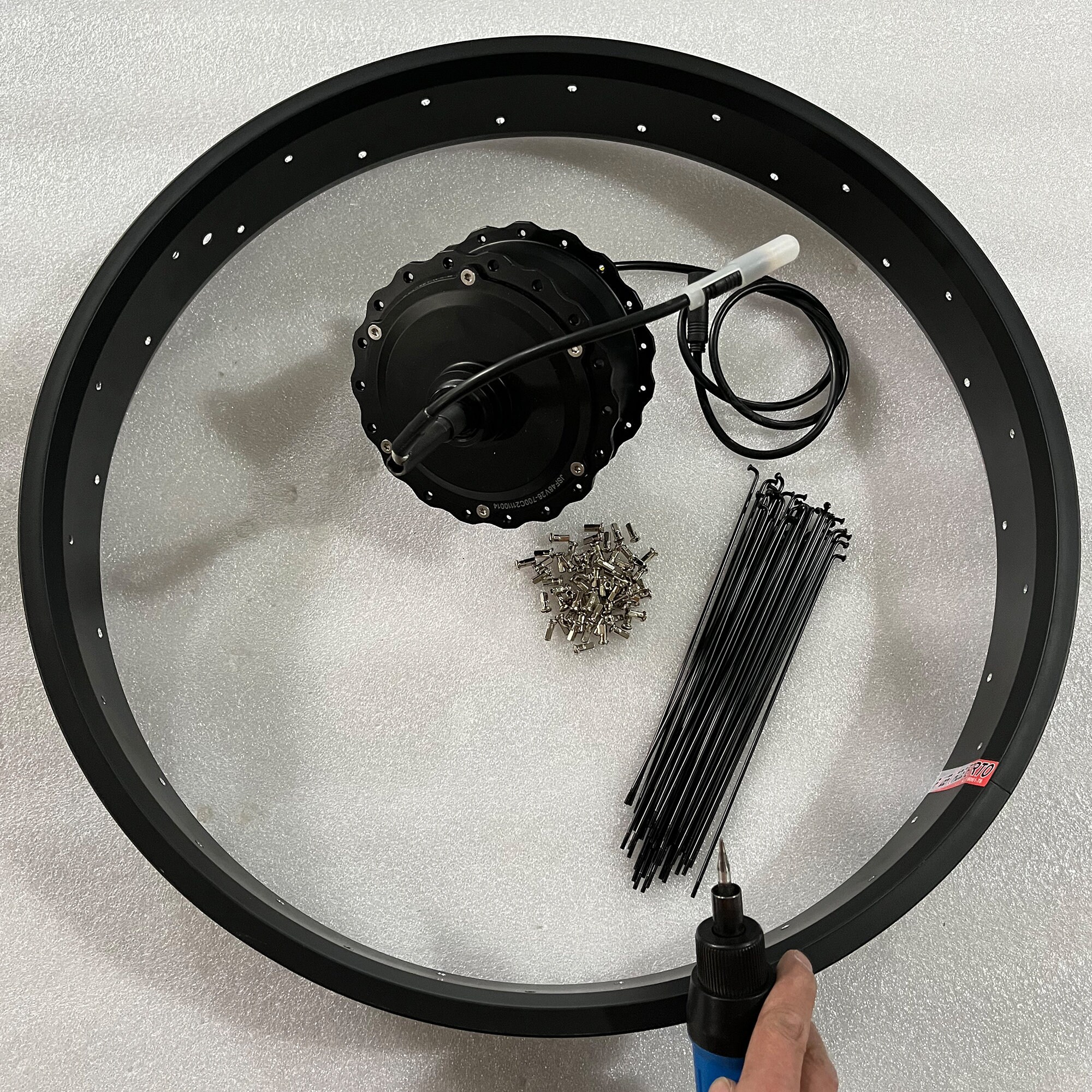 Fat Bike Electric Hub Motor Rear Wheel 20 Inch 4.0 Width, 48V 1000W ...