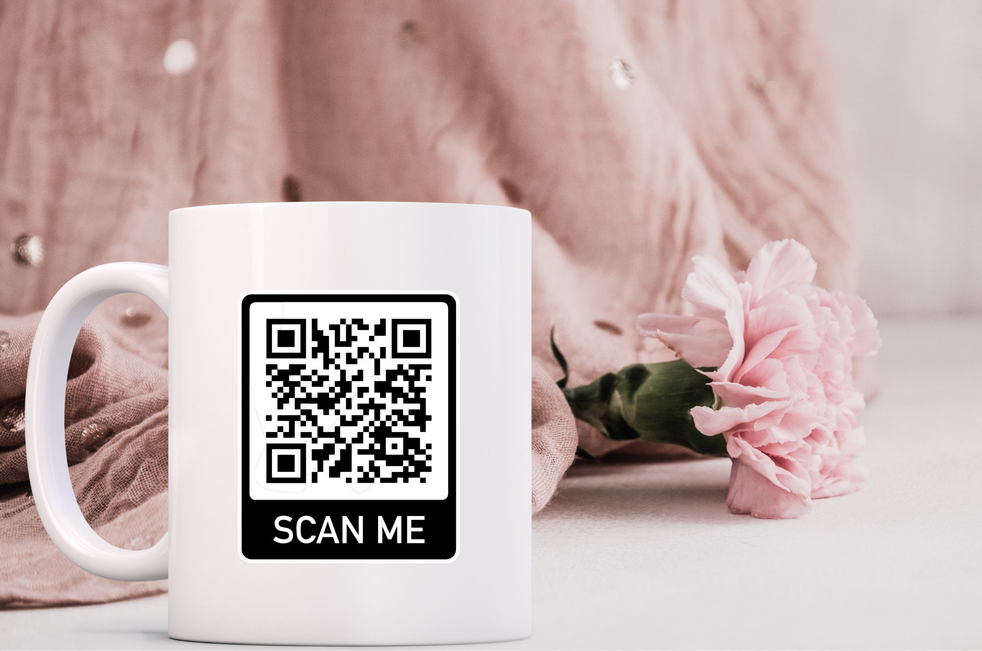 Rick Rolled Sticker Funny High Quality Vinyl Sticker Scan Me Decal Qr ...